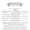 Dinner Menu | Misfits Dine and Drink