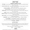 Dinner Menu | Misfits Dine and Drink
