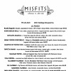 Dinner Menu | Misfits Dine and Drink